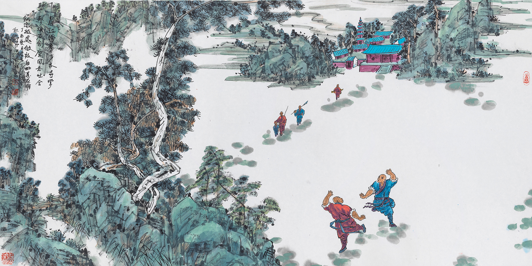 郭子昂-少林论拳YCSZ-SLLQ-06GB-鉴证备案-雅昌艺术网——艺术品门户网站