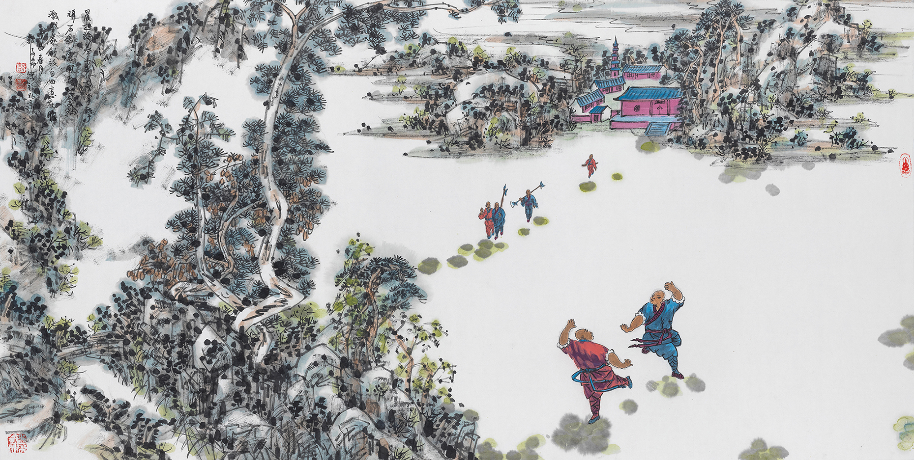 郭子昂-少林论拳YCSZ-SLLQ-09GB-鉴证备案-雅昌艺术网——艺术品门户网站