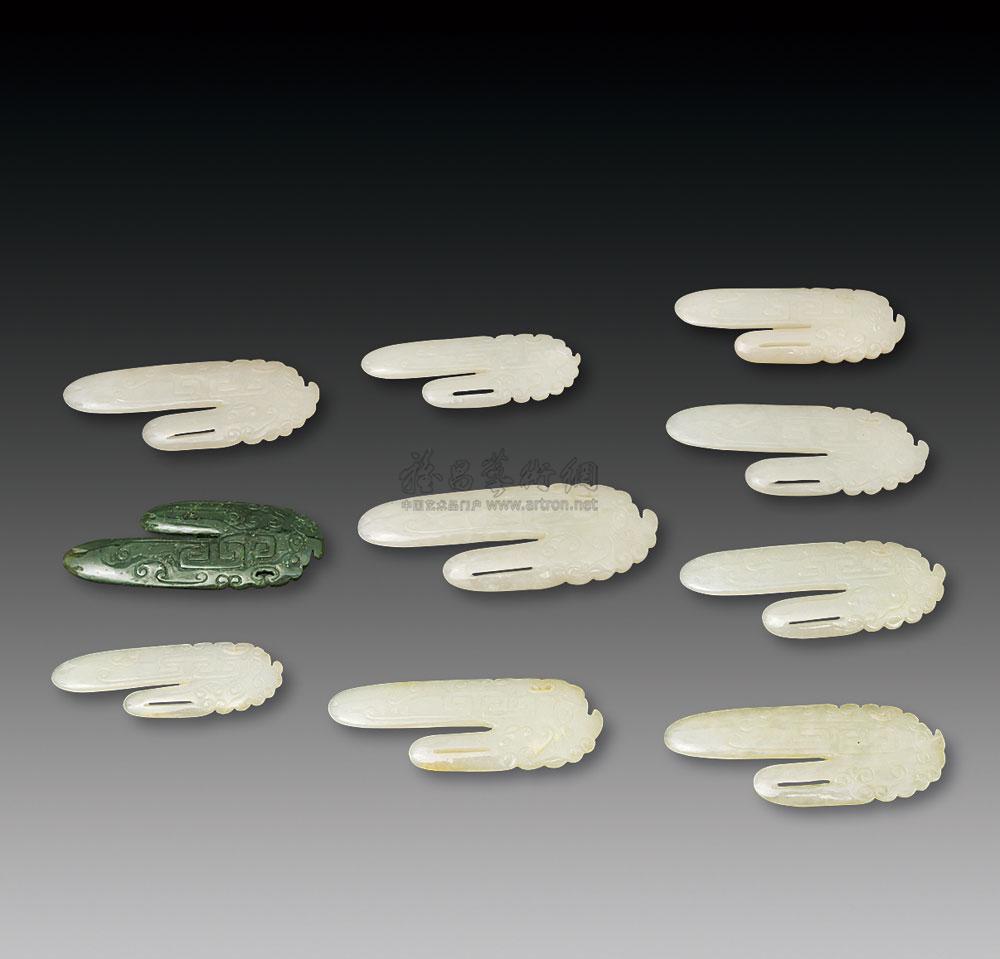 【清 各式玉别子 （十件）】拍卖品_图片_价格_鉴赏_玉石器其它_雅昌艺术品拍卖网