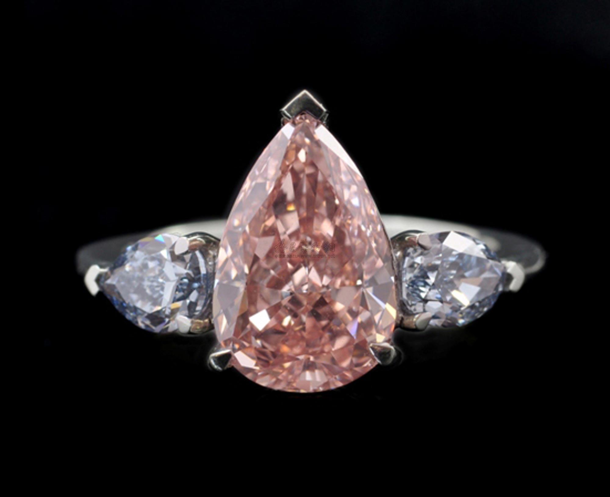 【FANCY INTENSE ORANGY PINK DIAMOND RING 浓彩粉红带橙钻石戒指】拍卖品_图片_价格_鉴赏_珠宝翡翠_雅昌艺术品拍卖网