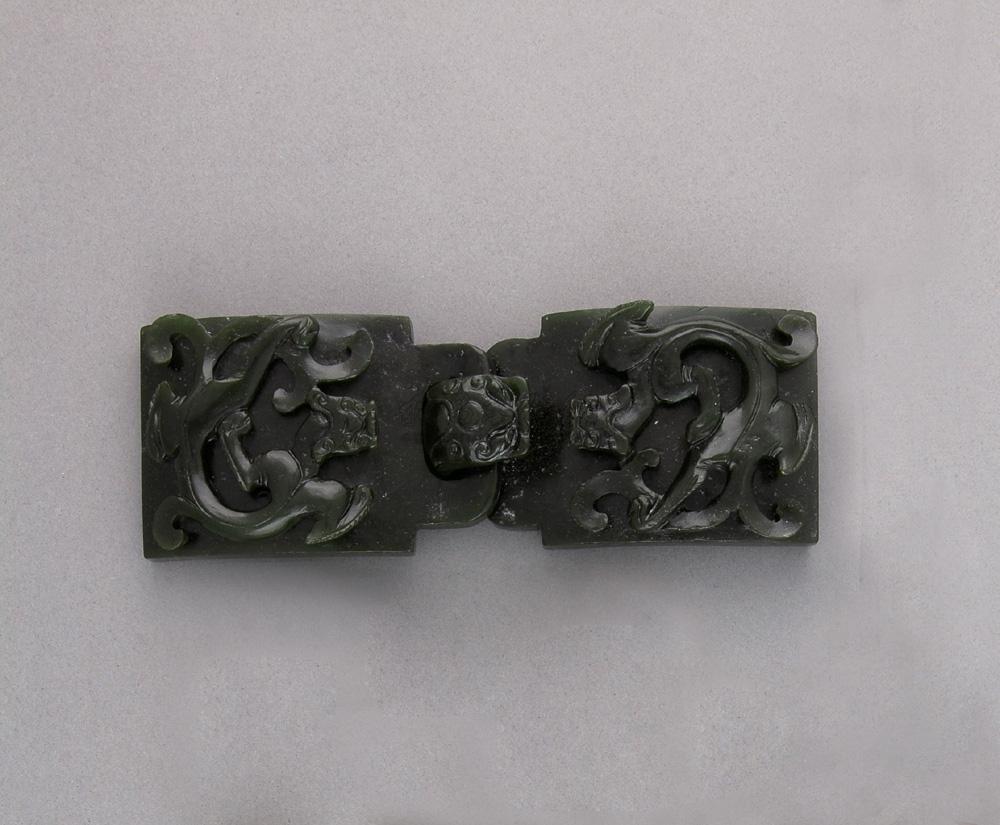 【清 墨玉龙纹带扣】拍卖品_图片_价格_鉴赏_佩件_雅昌艺术品拍卖网